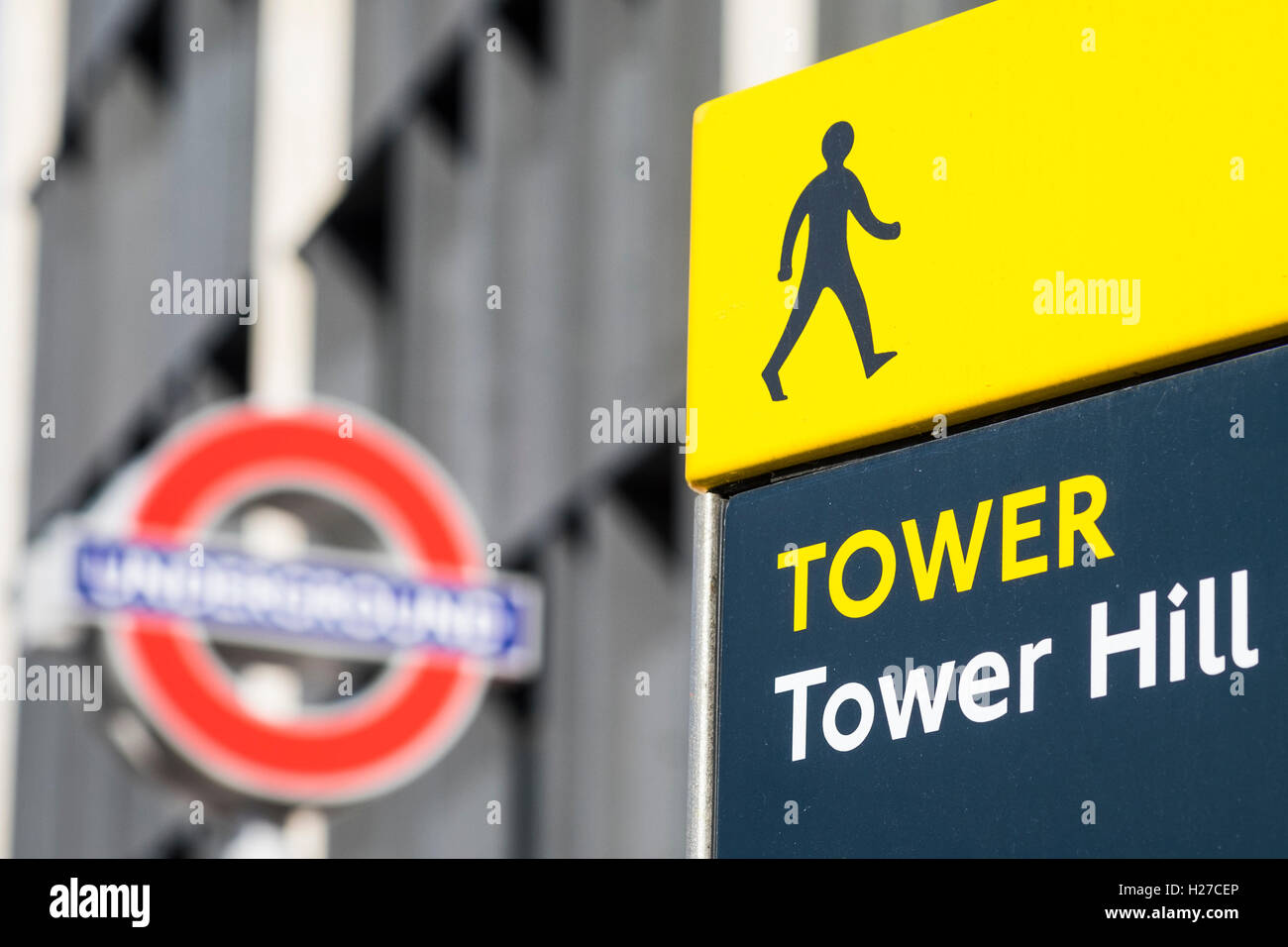 Tower hill underground station hi-res stock photography and images - Alamy