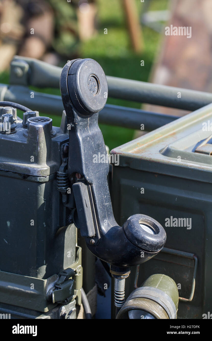 Vintage military technology hi-res stock photography and images - Alamy