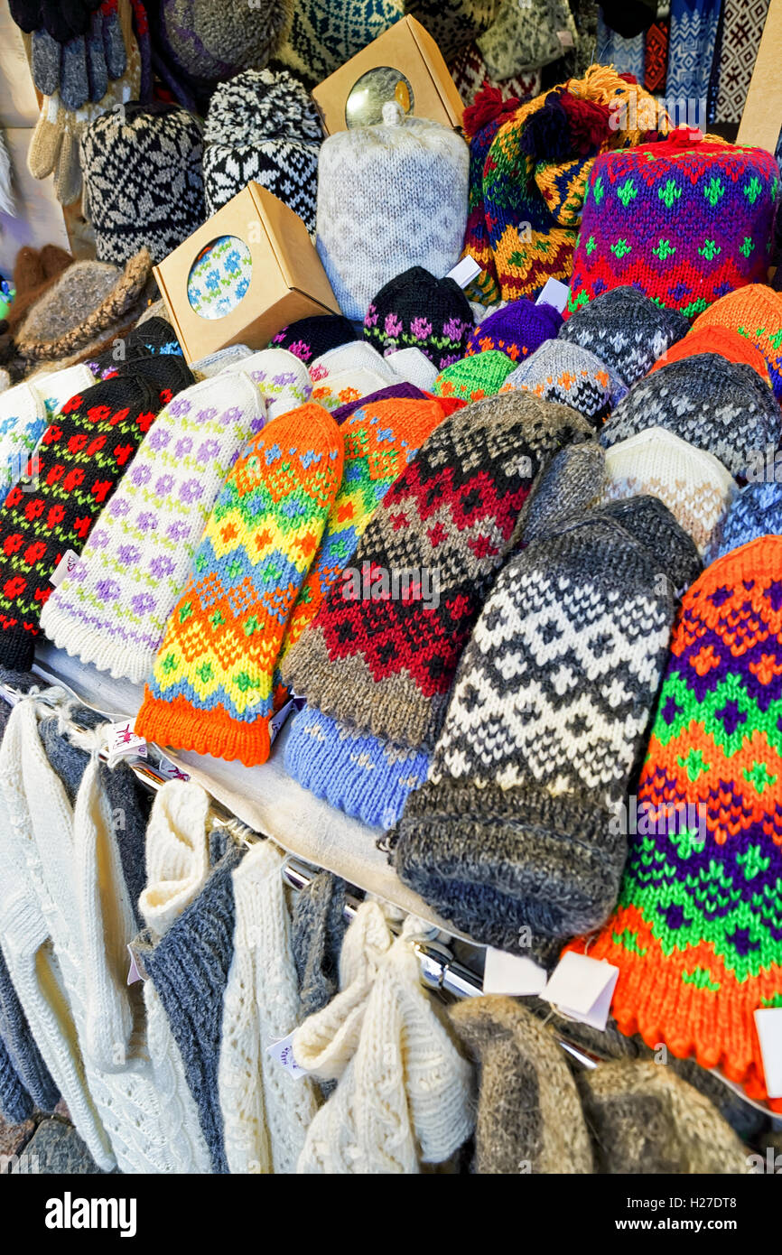Socks market stall hi-res stock photography and images - Alamy