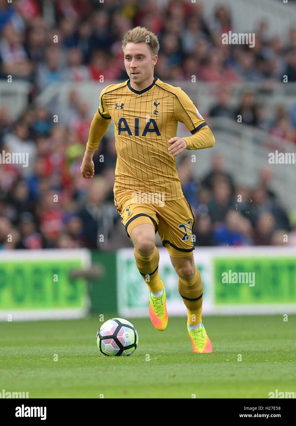 Tottenham Hotspur's Christian Eriksen during the Premier League match ...