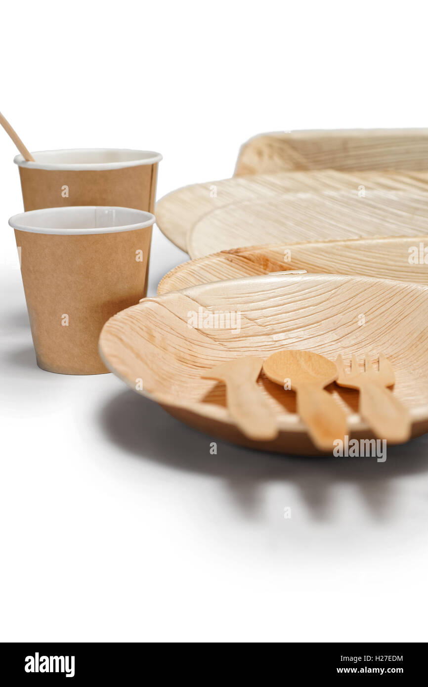 Bamboo tableware picnic set hi-res stock photography and images - Alamy