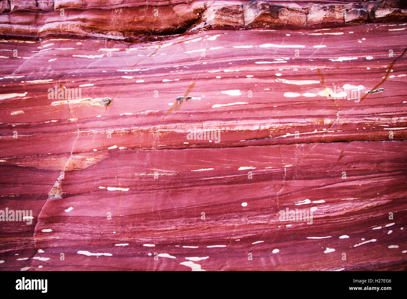 Multi Coloured sands of Mountain Stock Photo - Alamy