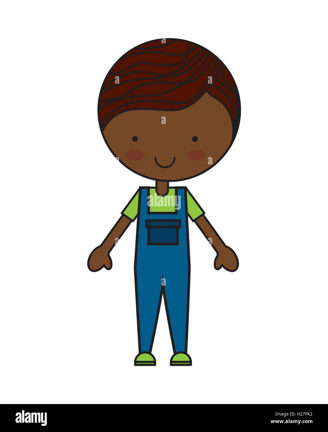 little boy cartoon isolated icon Stock Vector Image & Art - Alamy