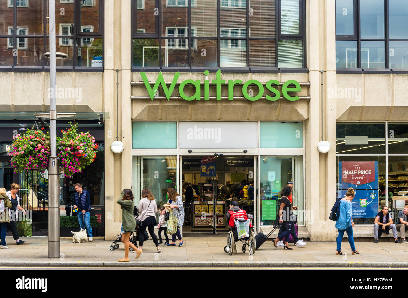 Waitrose on Earl's Court Road in London Stock Photo - Alamy