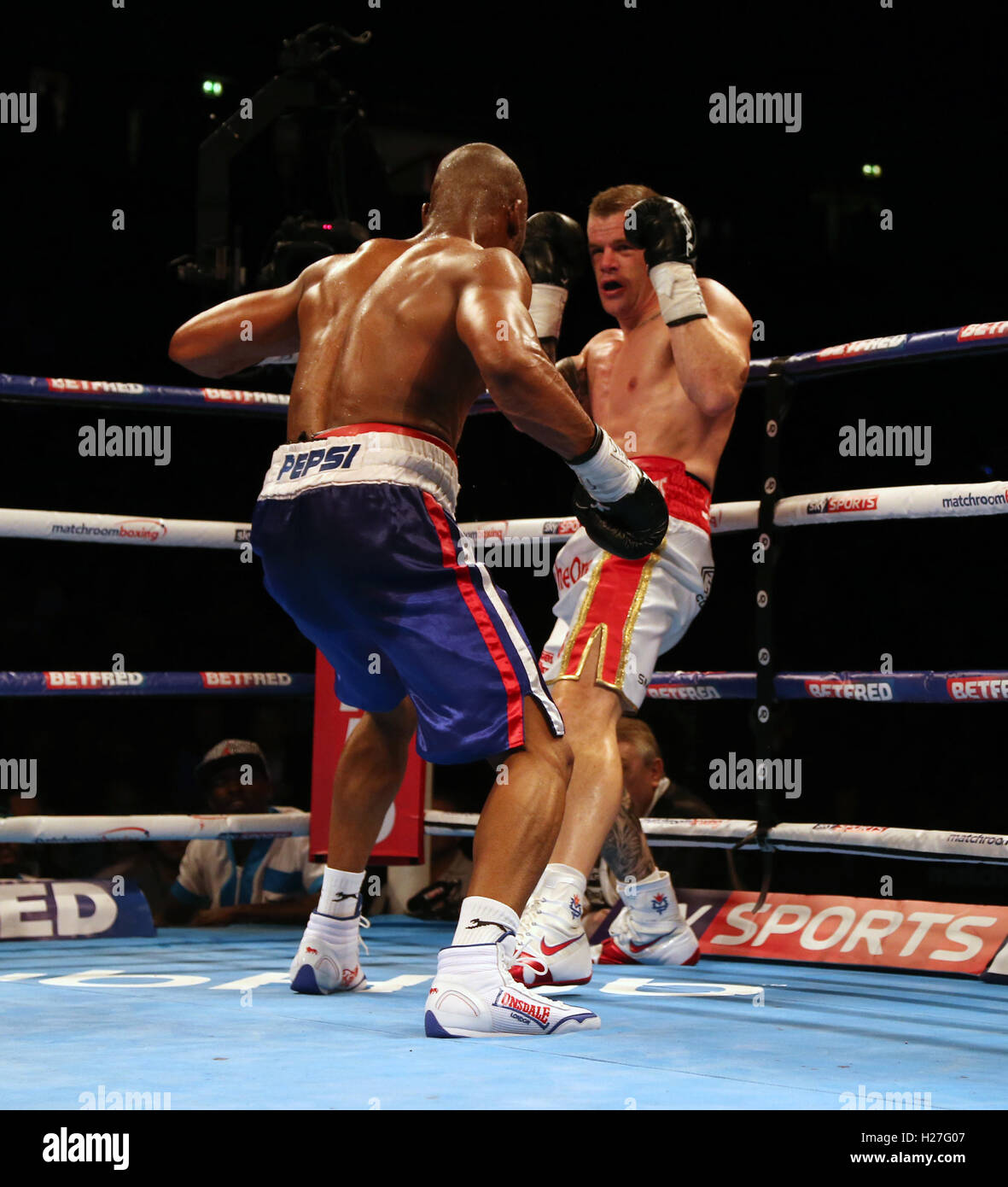 Callum Johnson (right) and Willbeforce Shihepo during the Commonwealth ...
