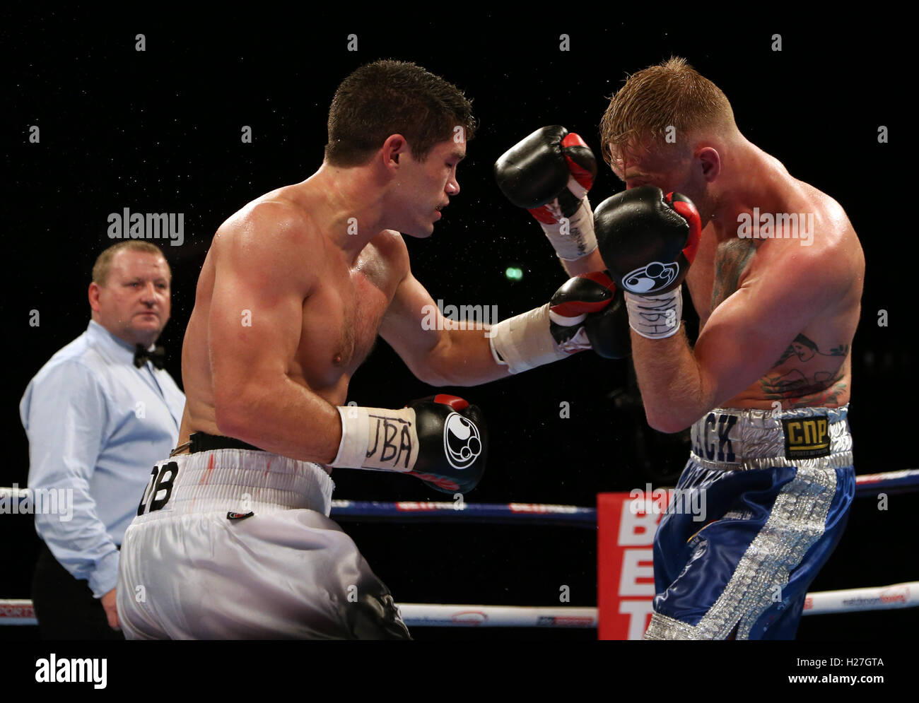 John Ryder (left) and Jack Arnfield during the WBA International ...