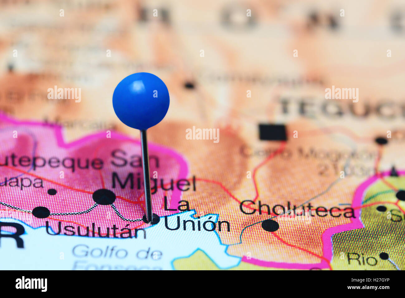 Map of la union hi-res stock photography and images - Alamy