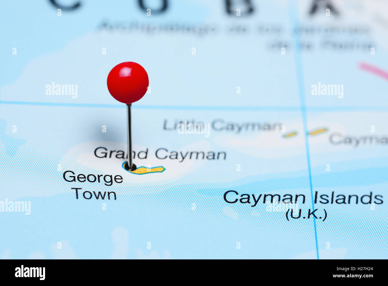 Cayman map hi-res stock photography and images - Alamy