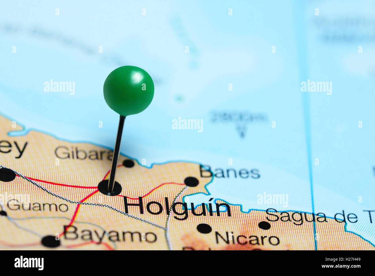 Holguin map hi-res stock photography and images - Alamy