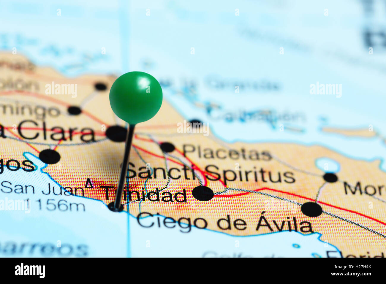 Trinidad map hi-res stock photography and images - Alamy