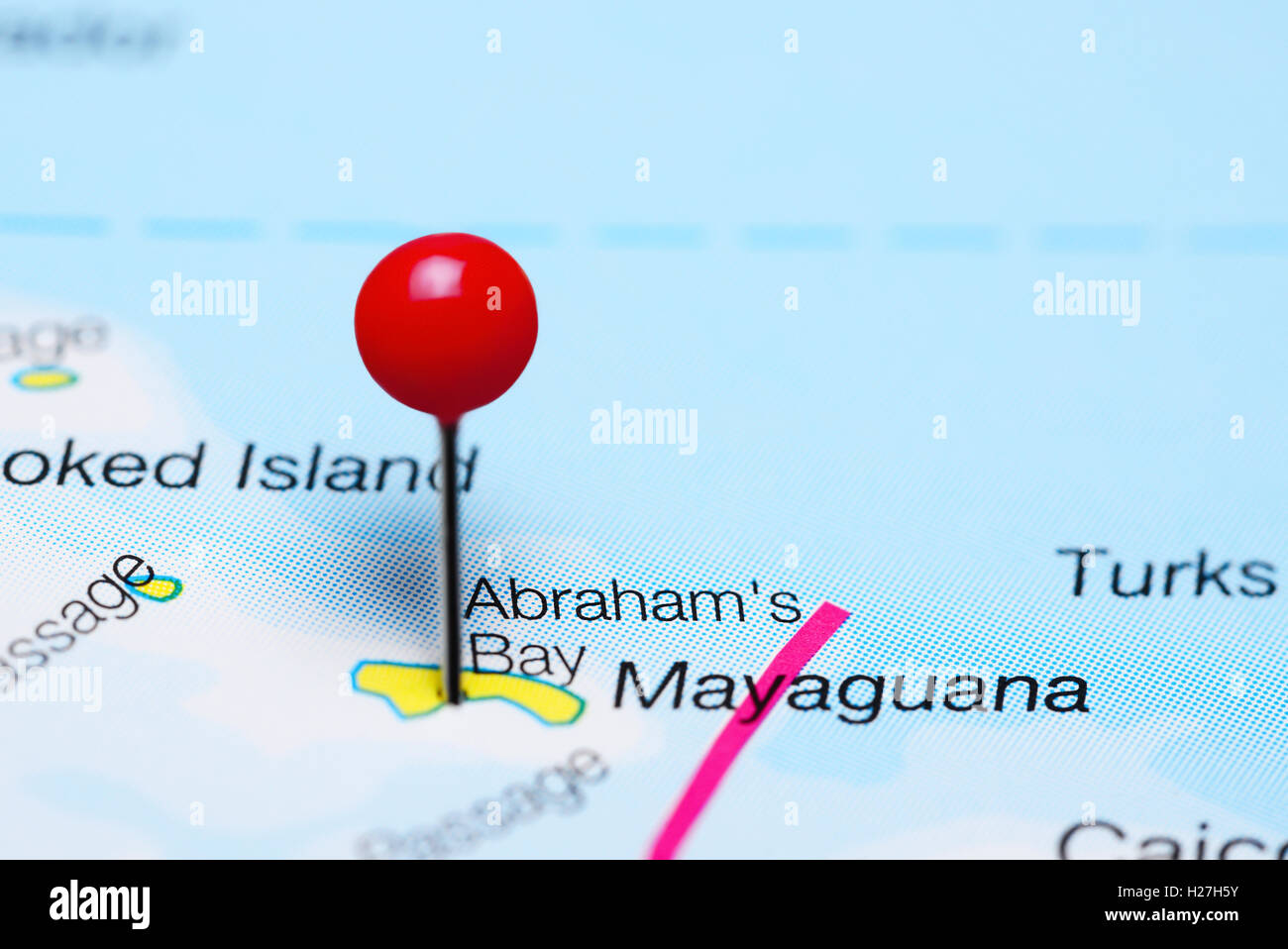 Mayaguana tourist map hi-res stock photography and images - Alamy