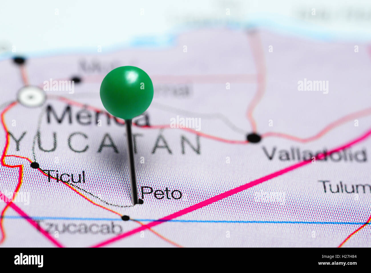 Yucatan mexico map hi-res stock photography and images - Alamy