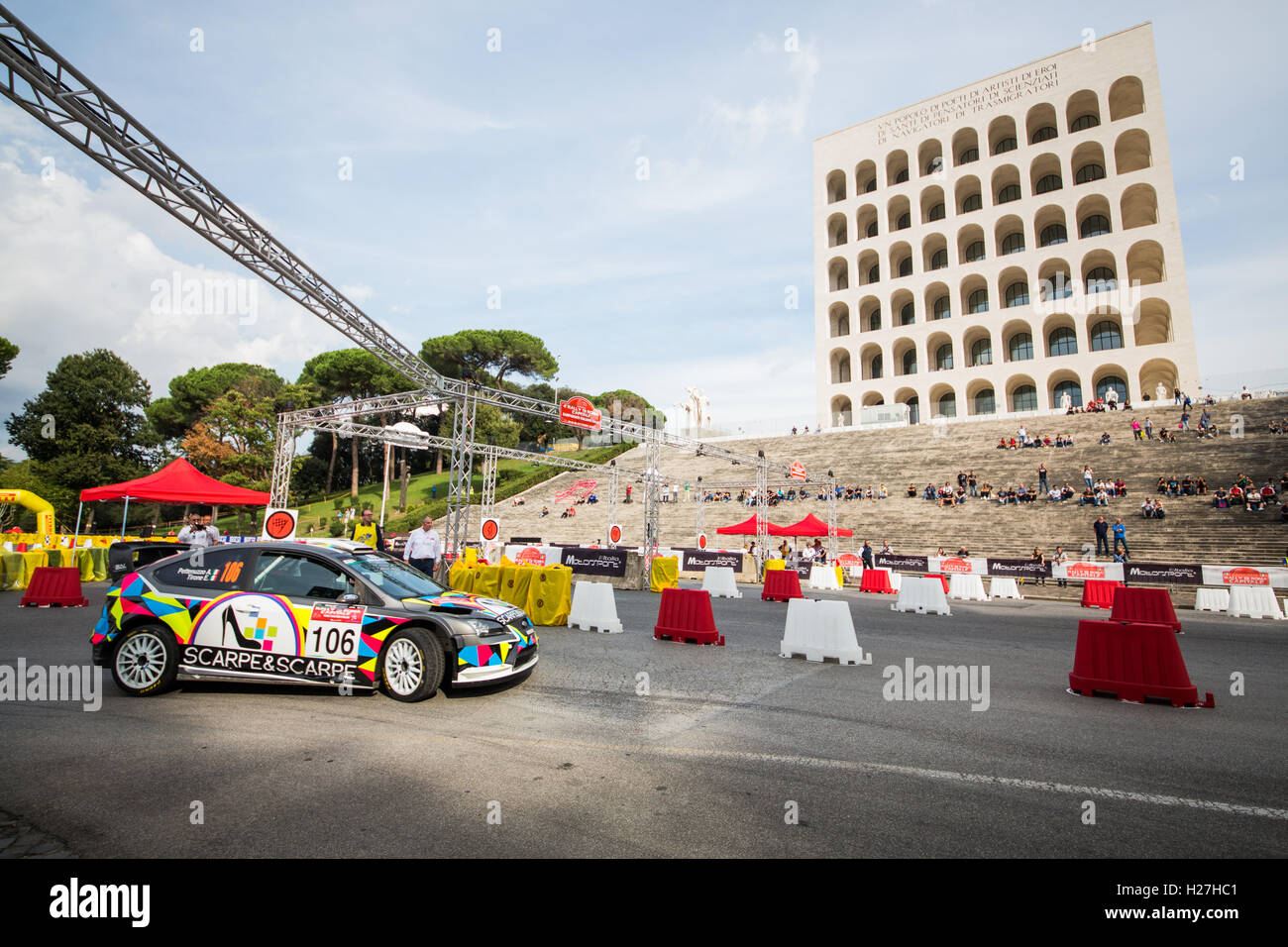 Rally di Roma Capitale, september 23 - 25, 2016, run in Rome under ...