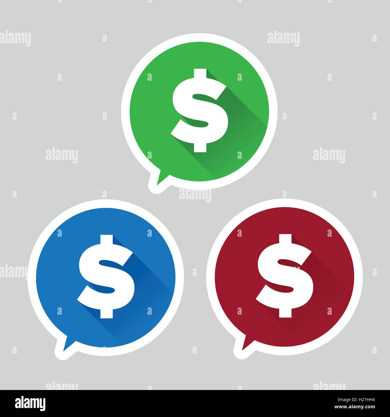 Dollar sign - vector flat design Stock Vector Image & Art - Alamy