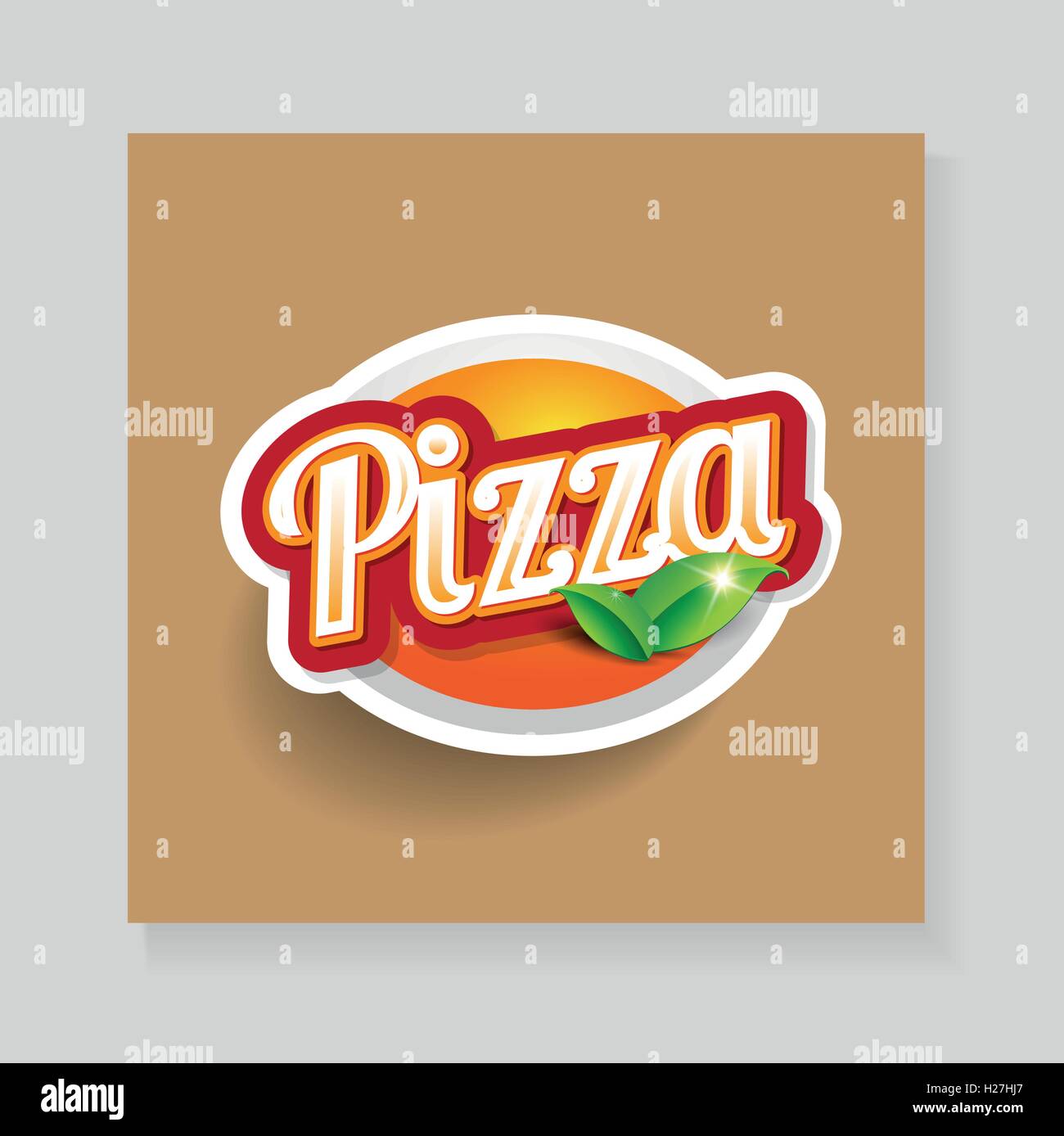 Pizza lettering - vector Stock Vector Image & Art - Alamy