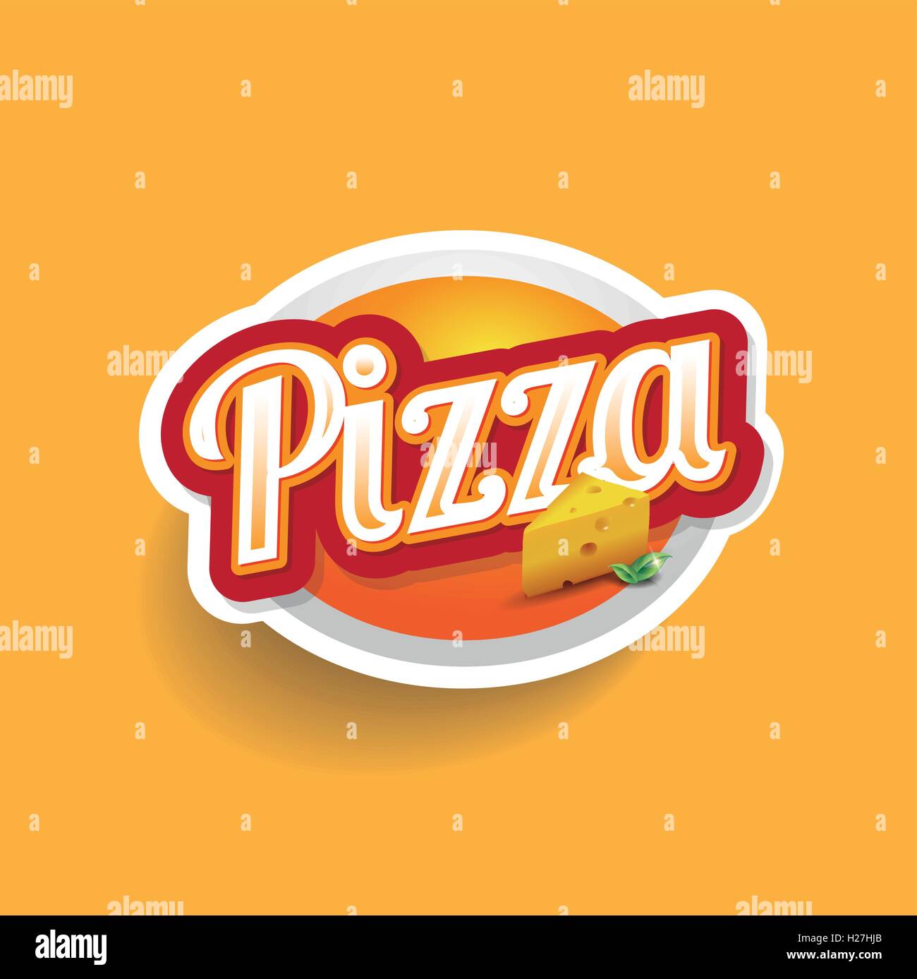 Pizza lettering - vector Stock Vector Image & Art - Alamy