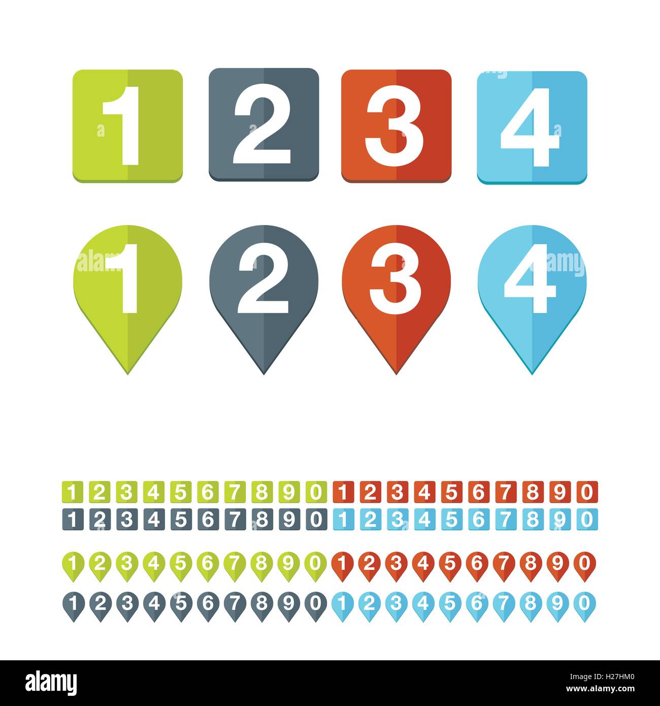 Number set vector flat design Stock Vector Image & Art - Alamy Number set vector flat design Stock Vector Image & Art - Alamy
