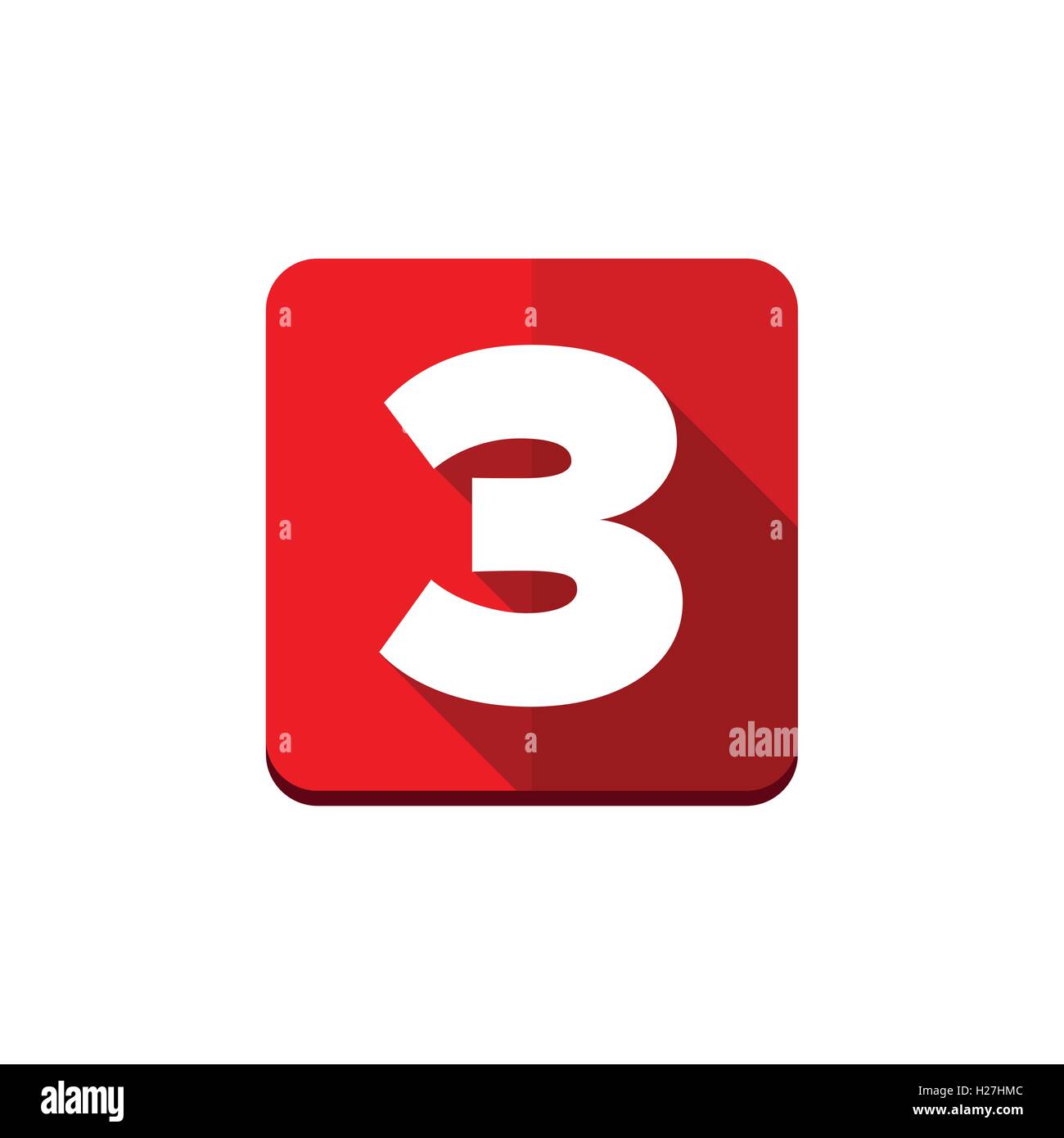 Number 3 button hi-res stock photography and images - Alamy