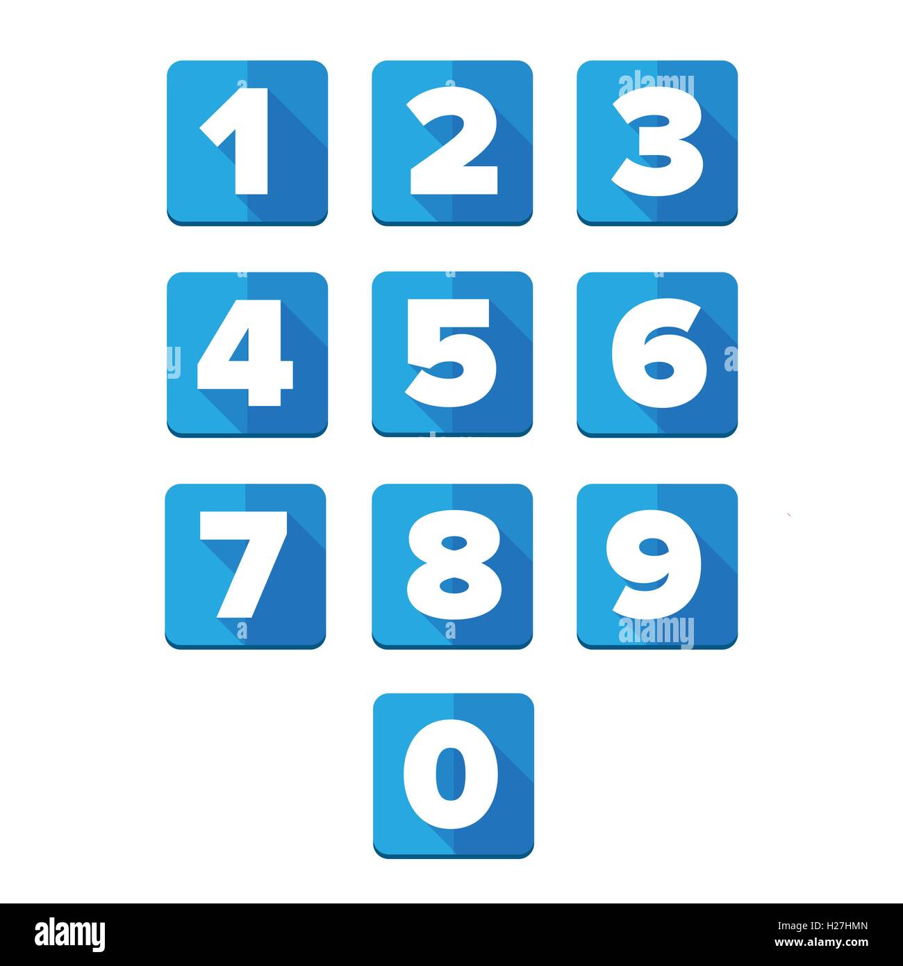 Blue number six hi-res stock photography and images - Alamy