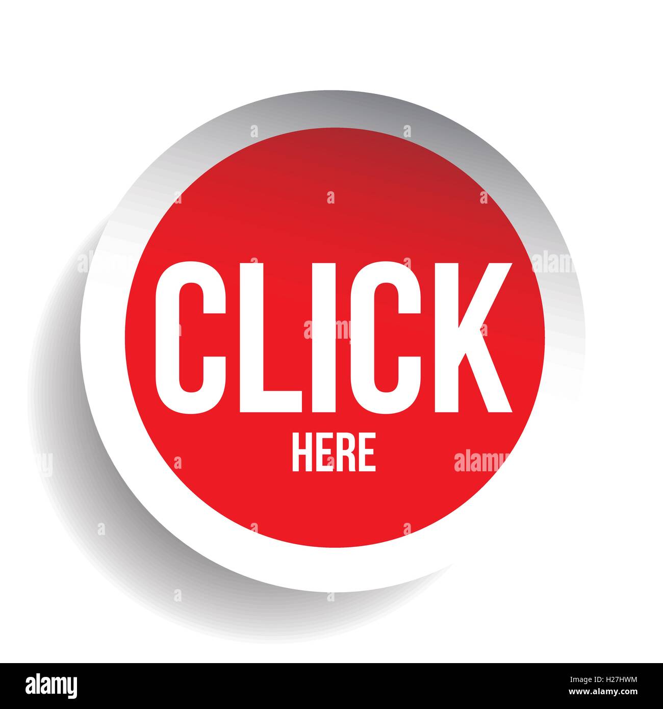 Click here icon button Stock Vector Image & Art - Alamy