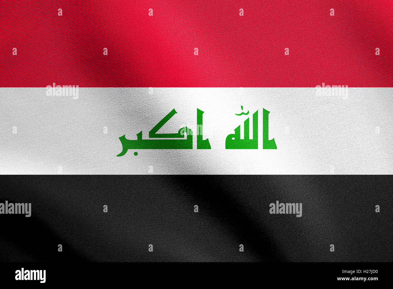 Flag iraq waving wind High Resolution Stock Photography and Images - Alamy