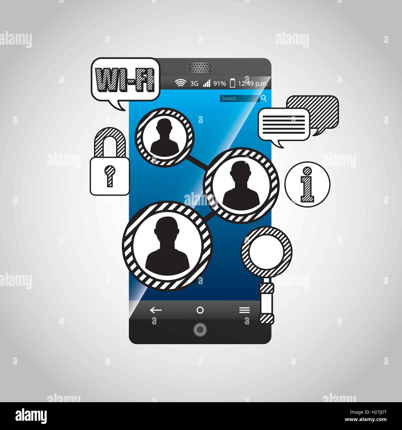 app store technology icons Stock Vector Image & Art - Alamy