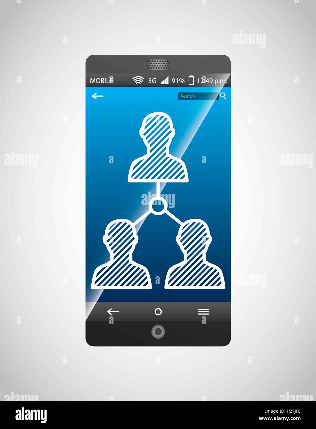 social media network icon Stock Vector Image & Art - Alamy