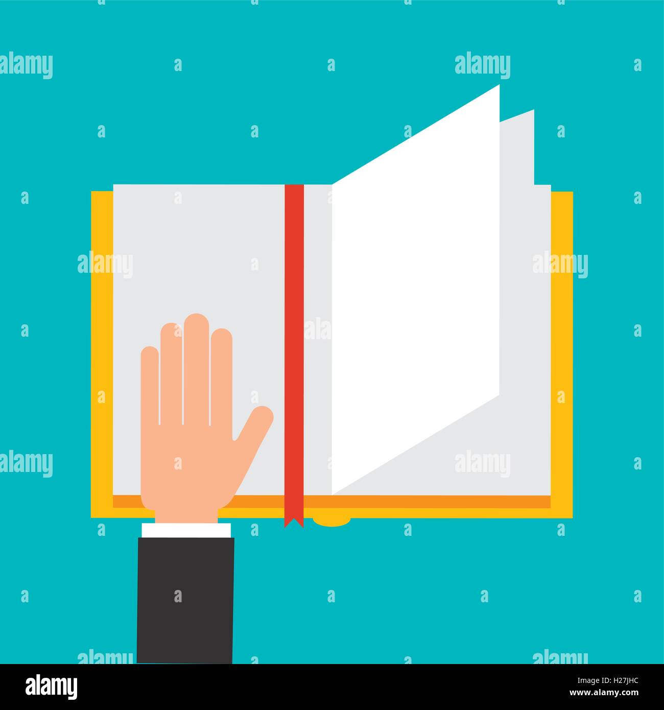hands human with book reading Stock Vector Image & Art - Alamy