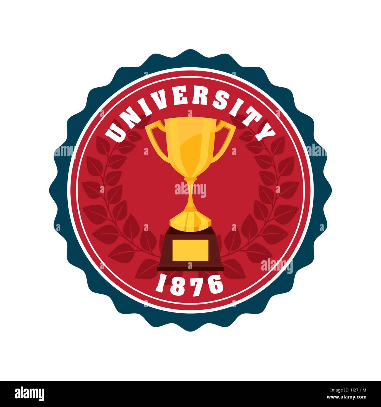 university emblem concept icon Stock Vector Image & Art - Alamy