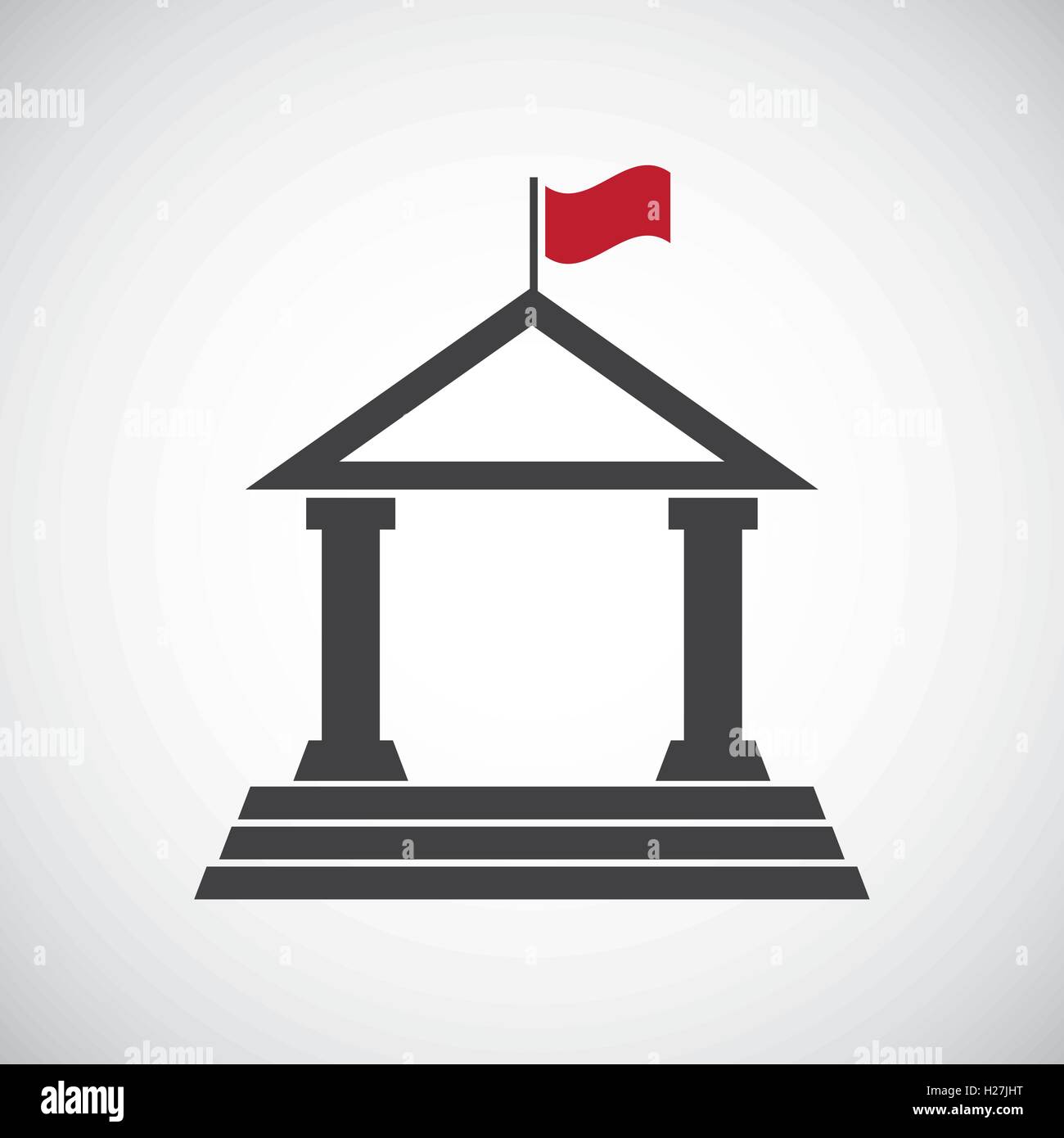 university building classic icon Stock Vector Image & Art - Alamy