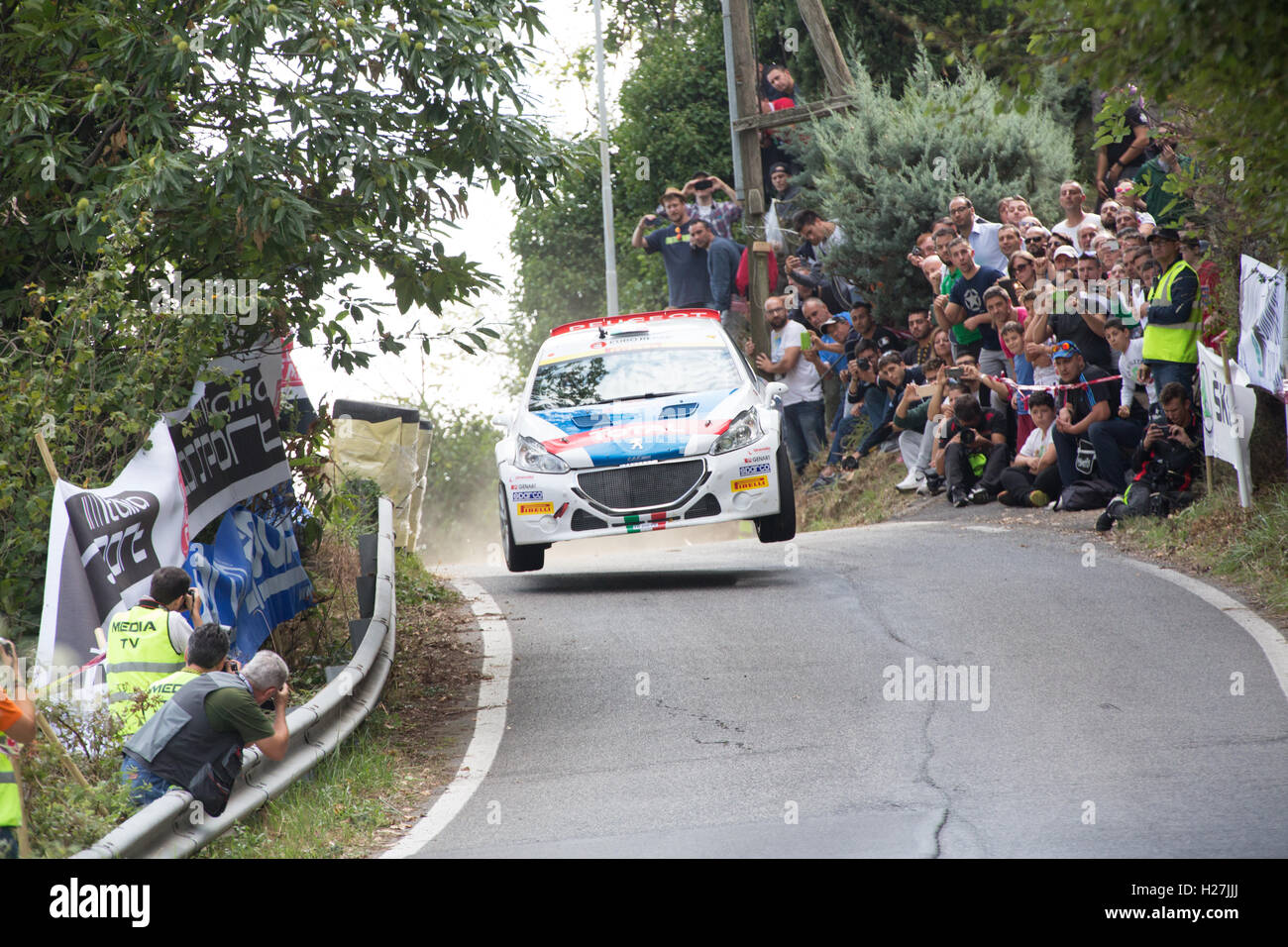 Rally di Roma Capitale, september 23 - 25, 2016, run in Rome under ...