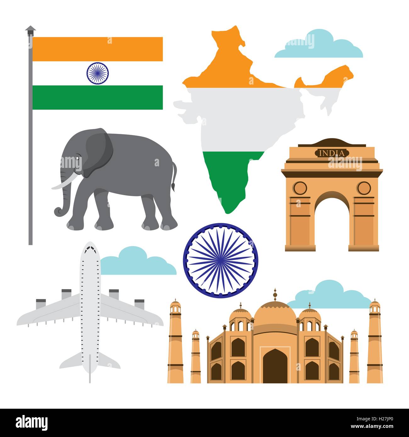 india culture travel icon Stock Vector Image & Art - Alamy