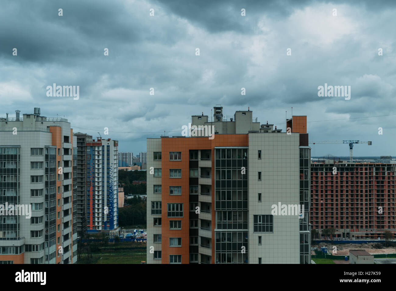 Multi-storey residential buildings Stock Photo - Alamy