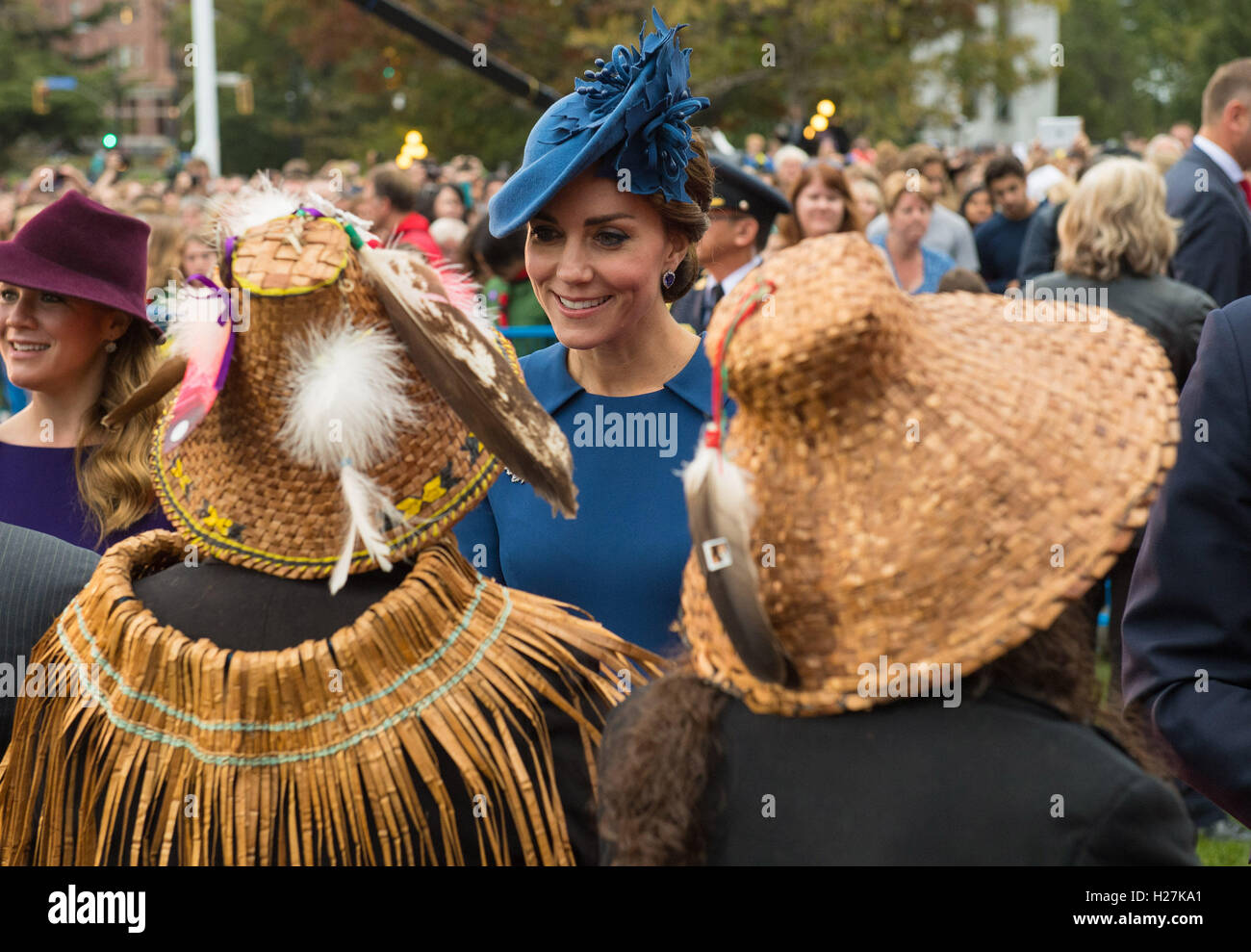 The Duchess of Cambridge meets first nation leaders at an official ...