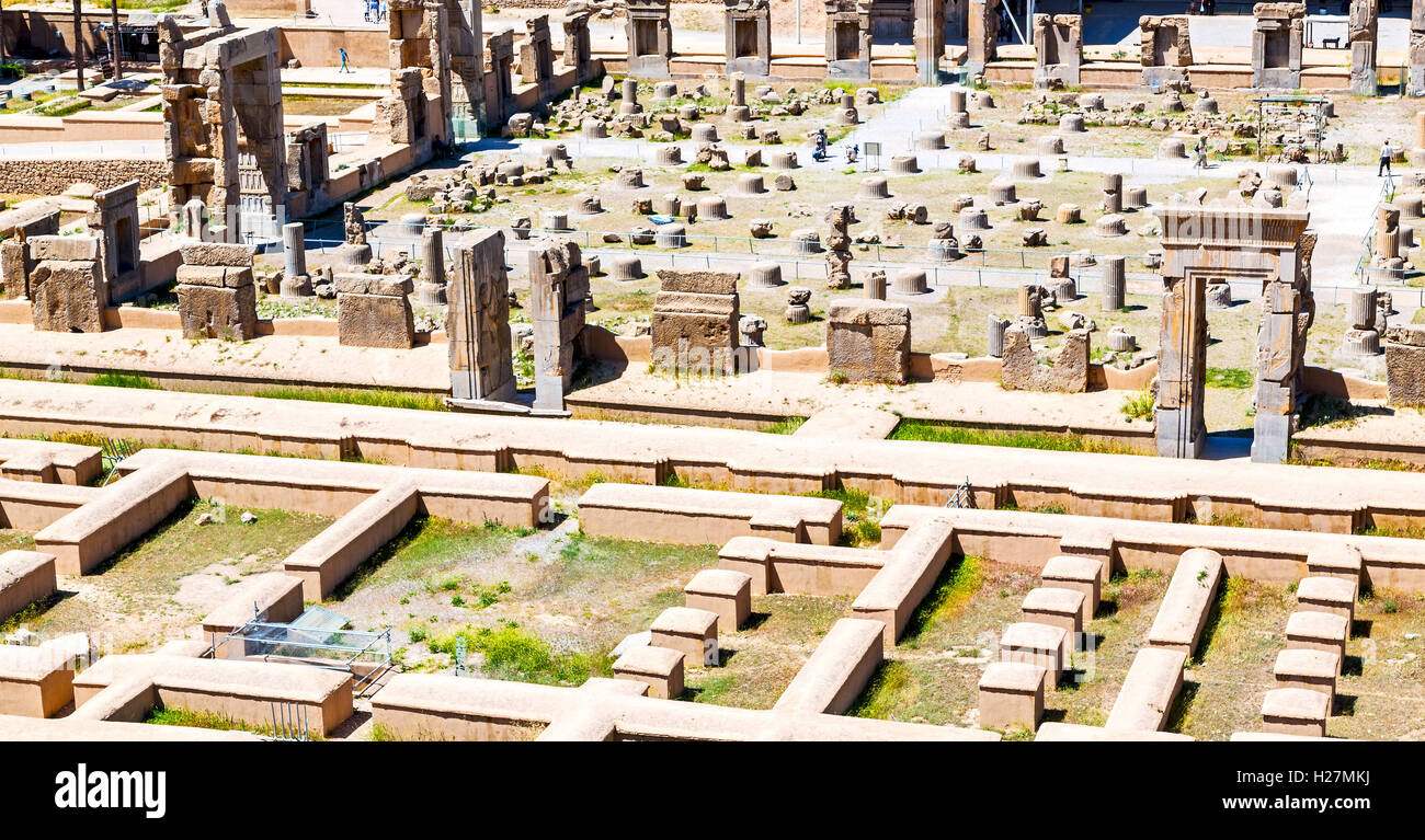 blur in iran persepolis the old ruins historical destination monuments ...