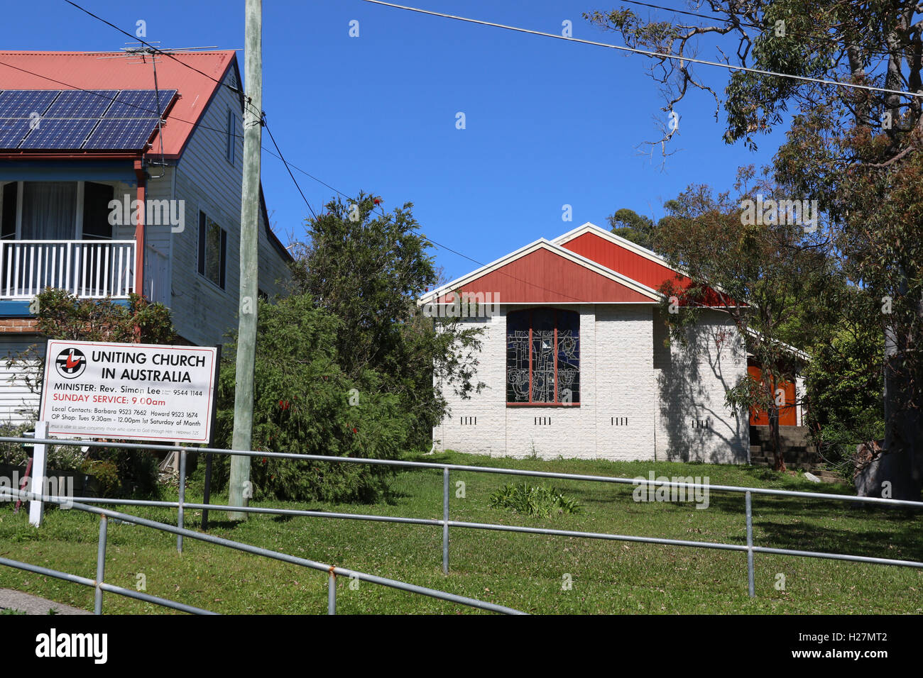 Uniting Church in Australia, Bundeena Stock Photo - Alamy