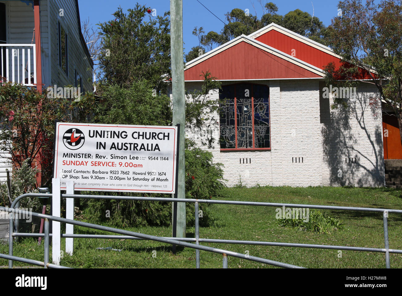 Uniting Church in Australia, Bundeena Stock Photo - Alamy