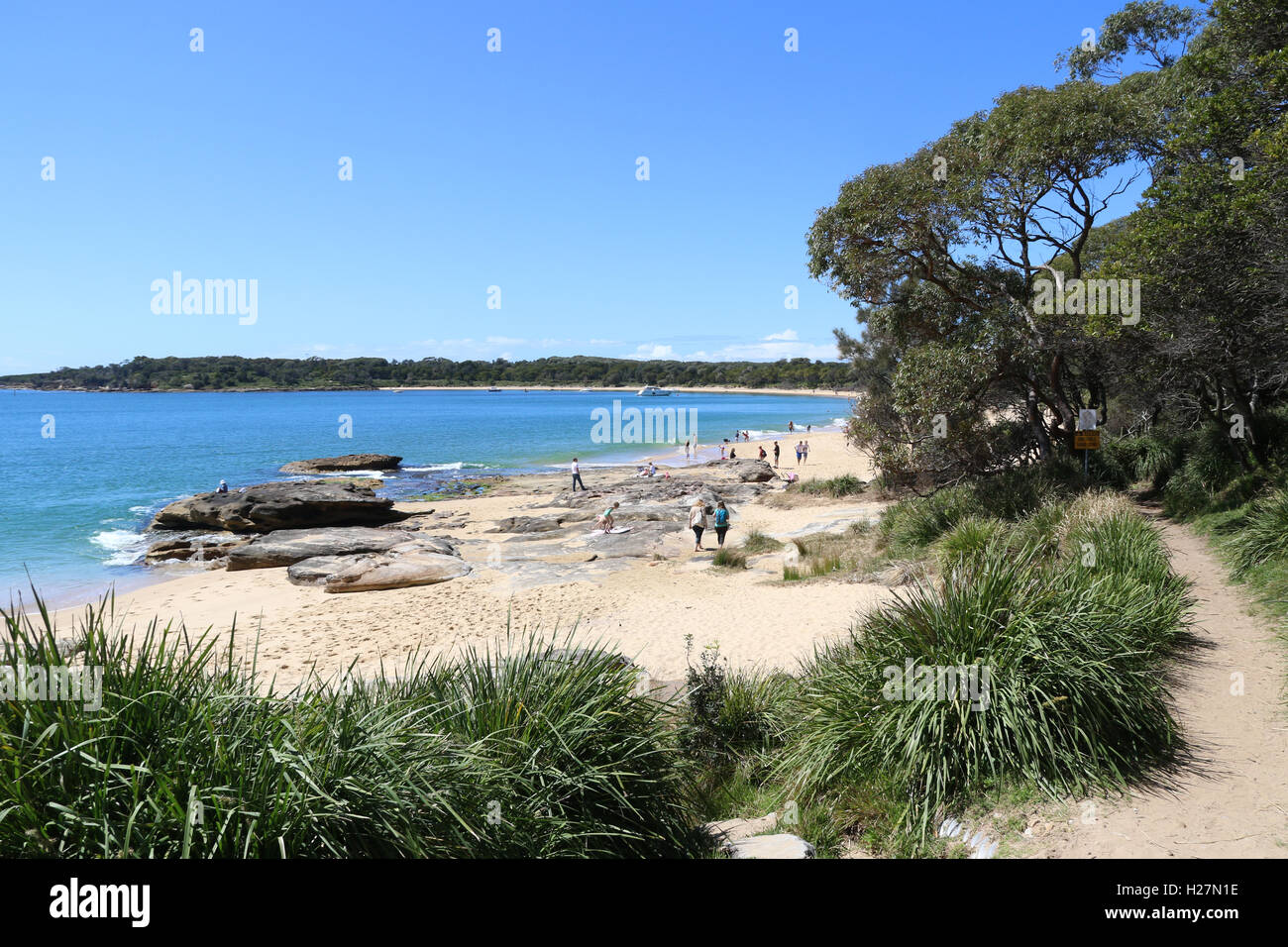 Jibbon Beach, Bundeena, The Royal Coastal Walk Stock Photo - Alamy