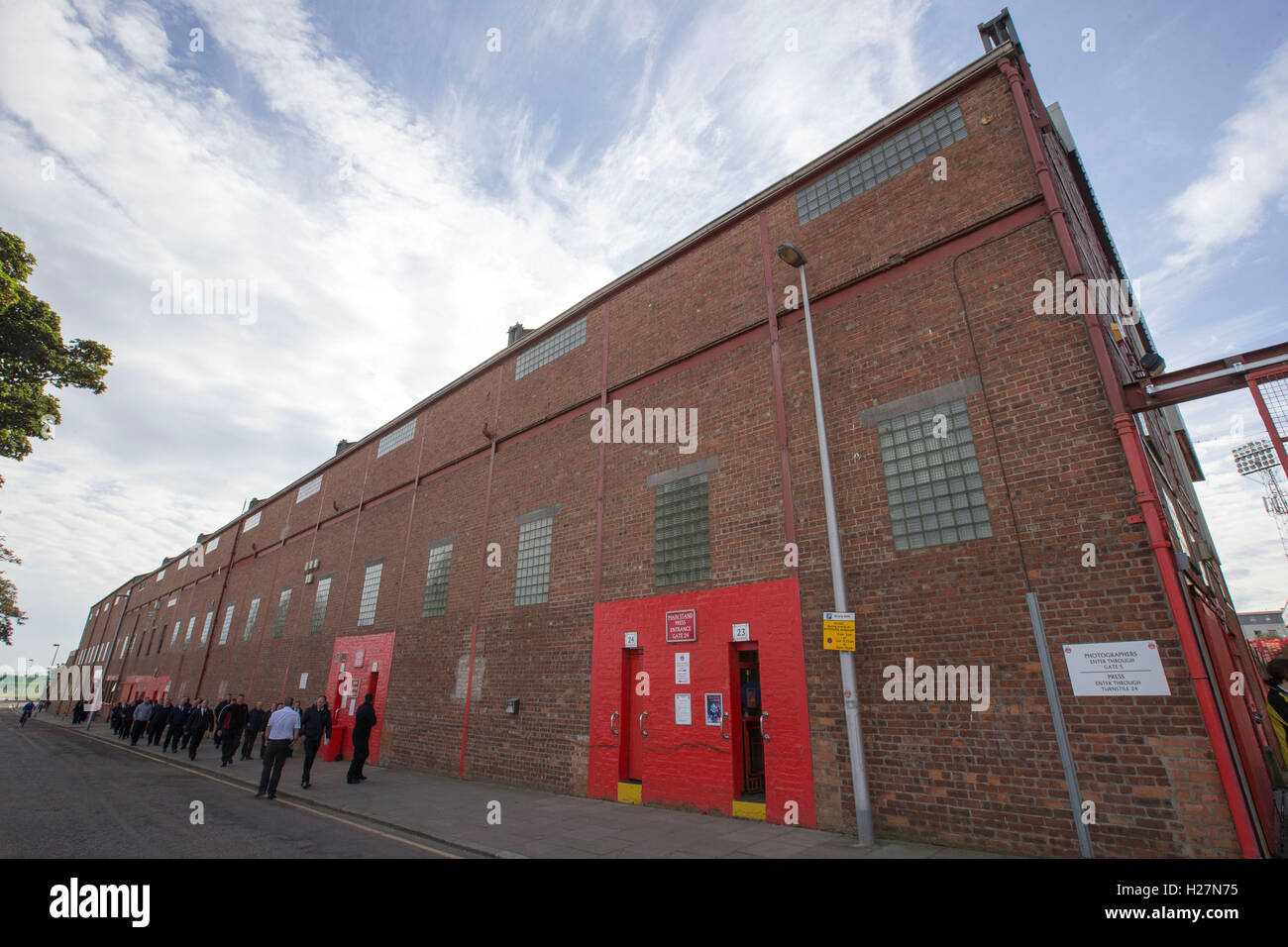 A general view of Pittodrie Stadium before the Ladbrokes Scottish ...
