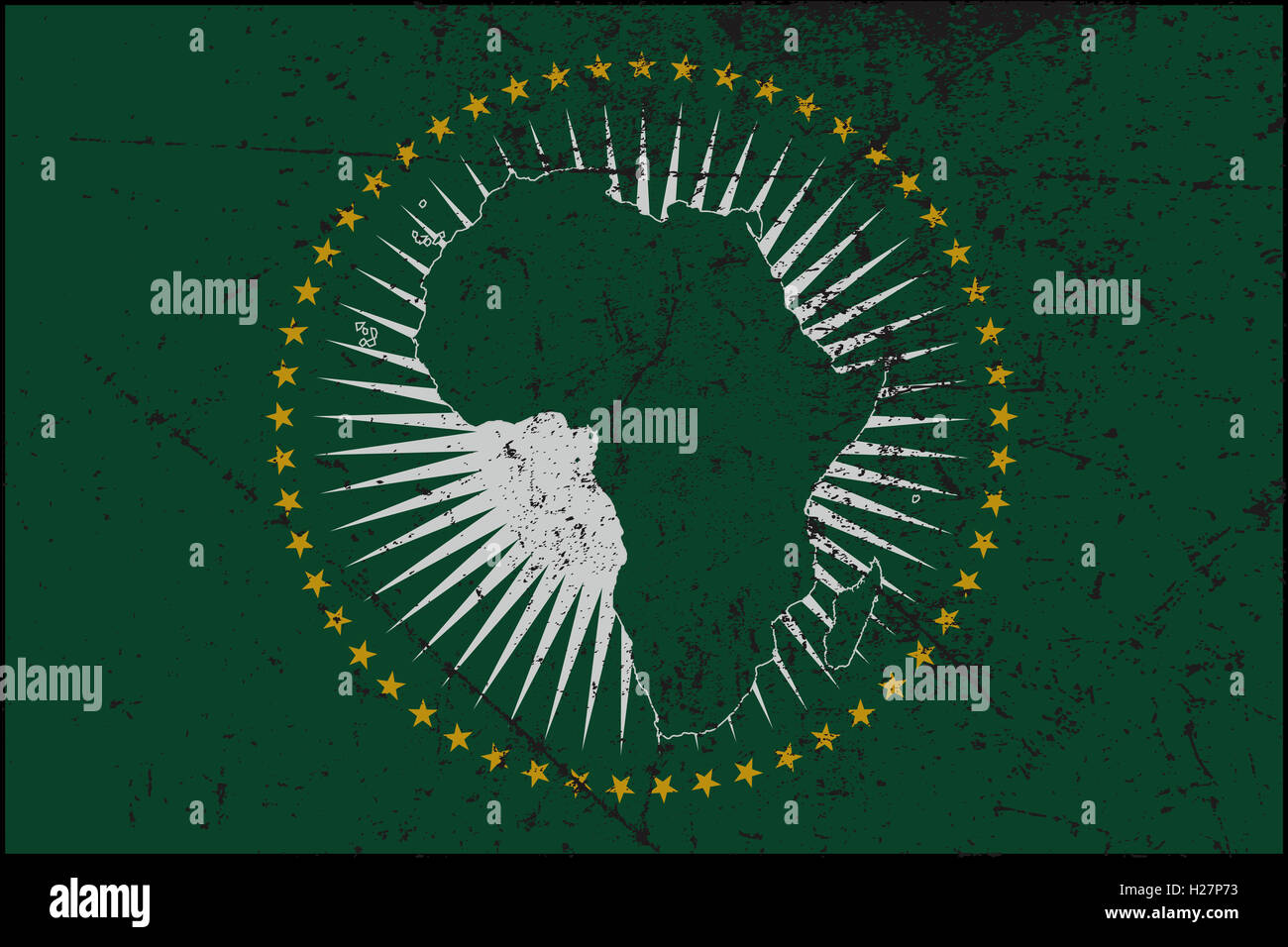 African union flag hi-res stock photography and images - Alamy