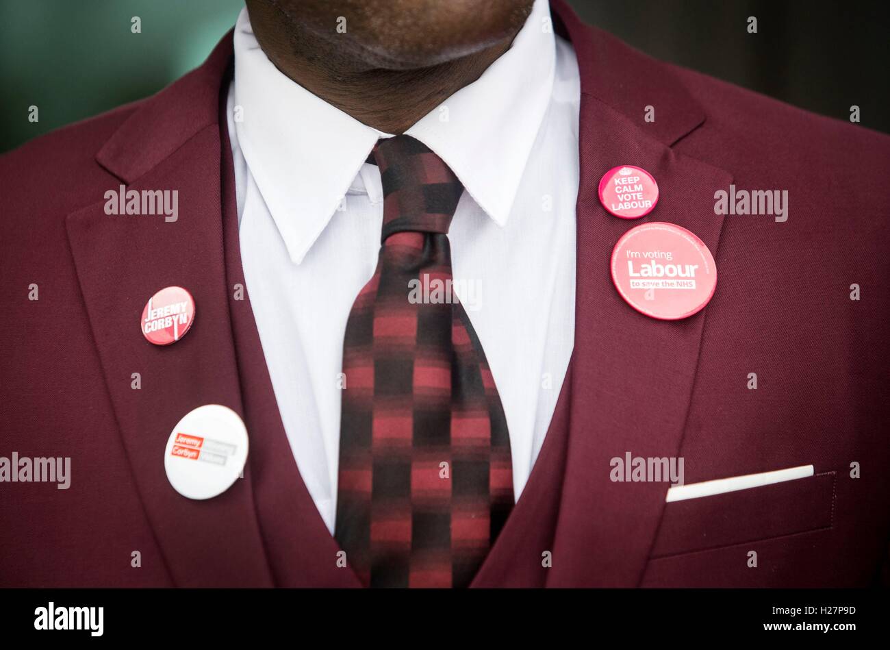 Delegates arrive on the first day of the Labour Party annual conference ...