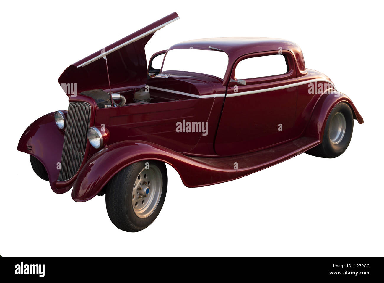 Red retro car hi-res stock photography and images - Alamy