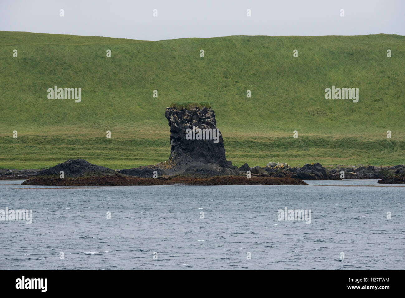Alaska, Aleutian Island Chain, Andreanof Islands. Remote Seguam Island ...