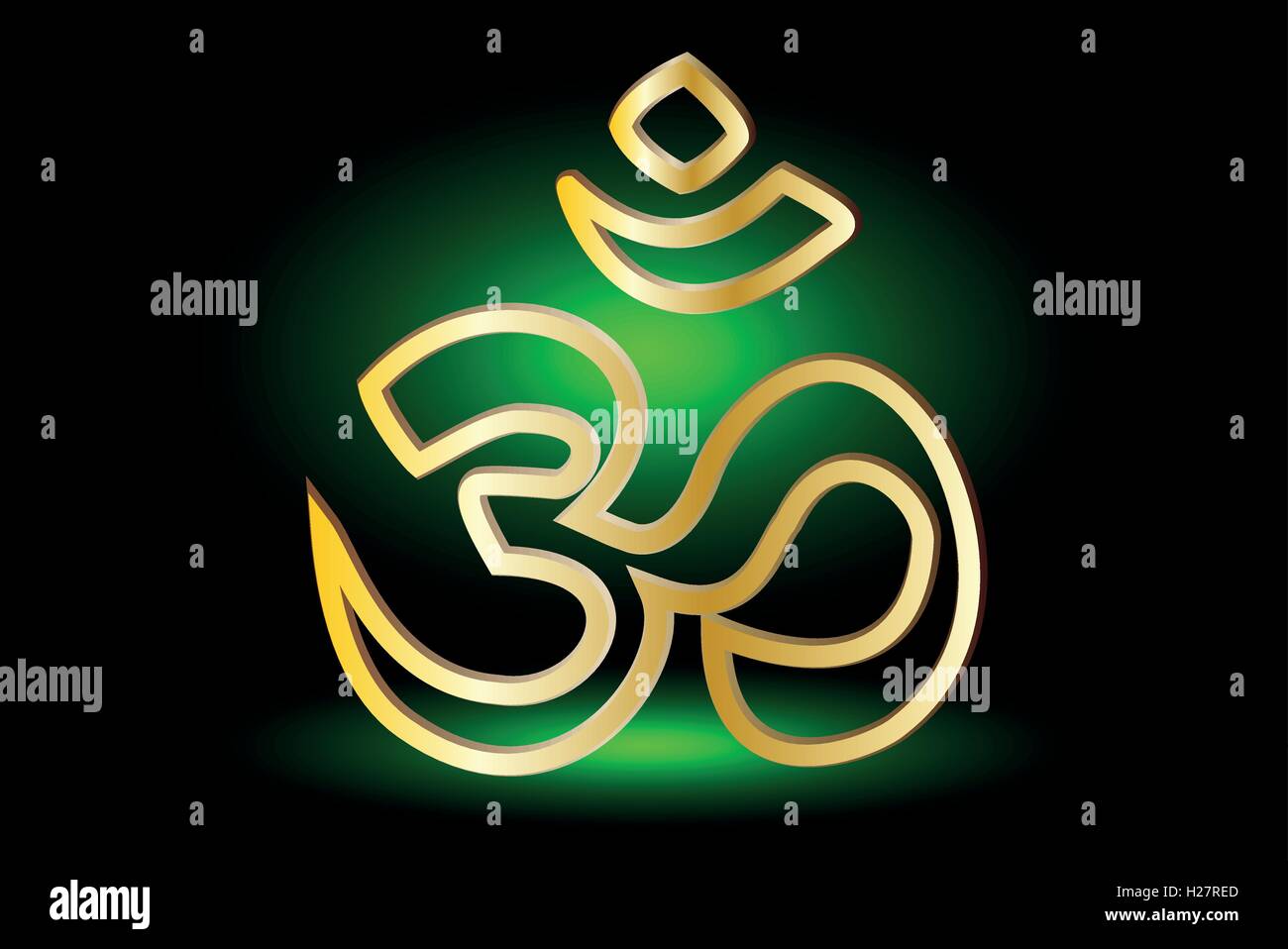 symbol of Hinduism , Om symbol of Hinduism Stock Vector Image & Art - Alamy