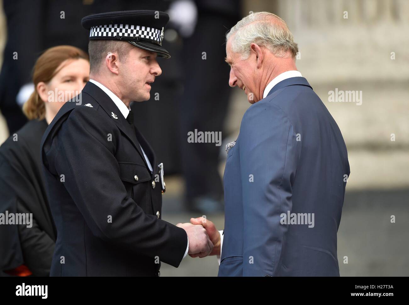 The Prince of Wales meets the founder of the National Police Memorial ...