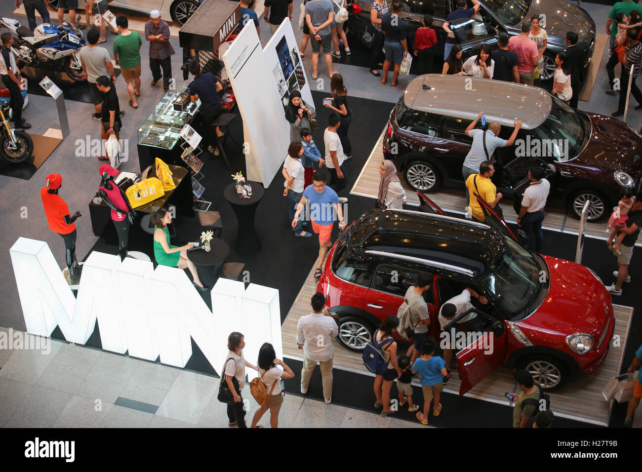 BMW and mini cooper road show 2016 at Pavillion Shopping mall, Kuala ...