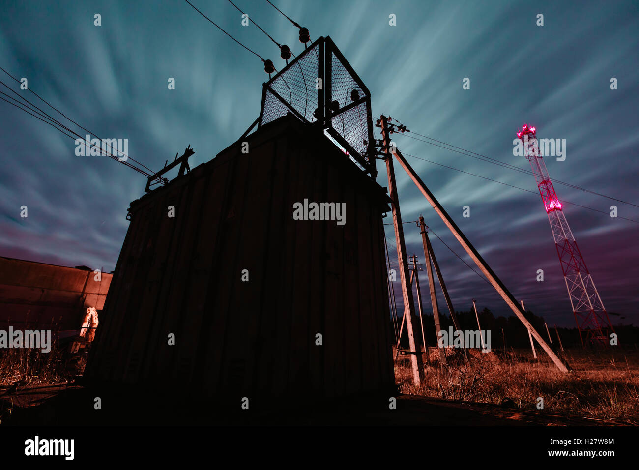 electrical transformer station Stock Photo - Alamy