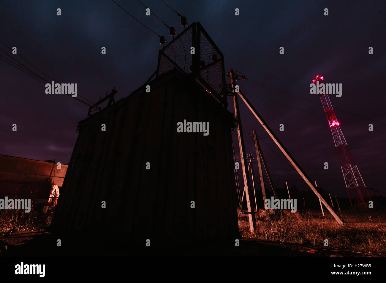 electrical transformer station Stock Photo - Alamy