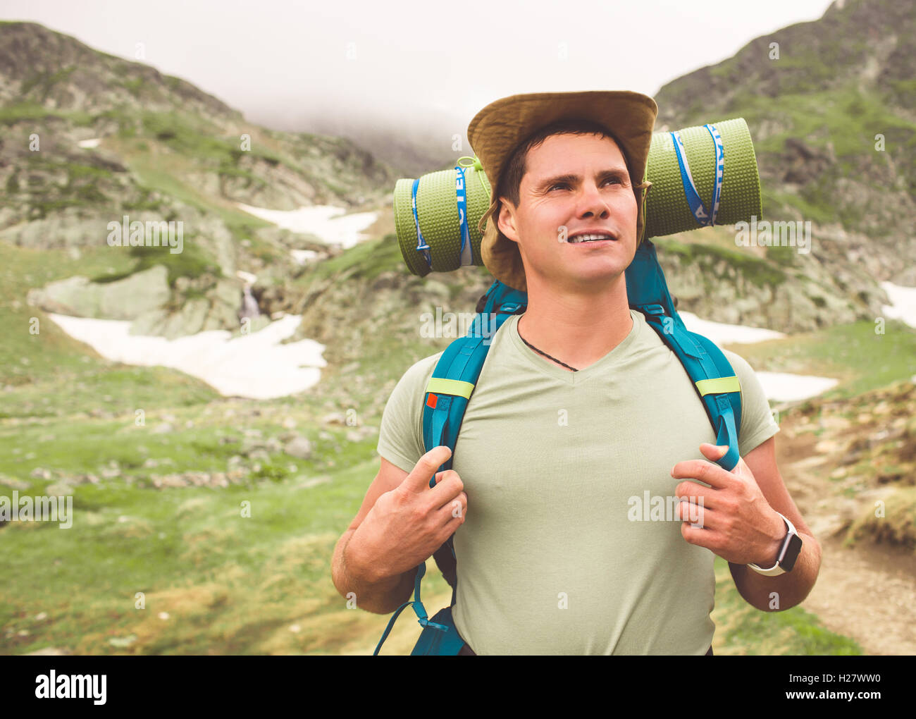 Hiker tourism hi-res stock photography and images - Alamy