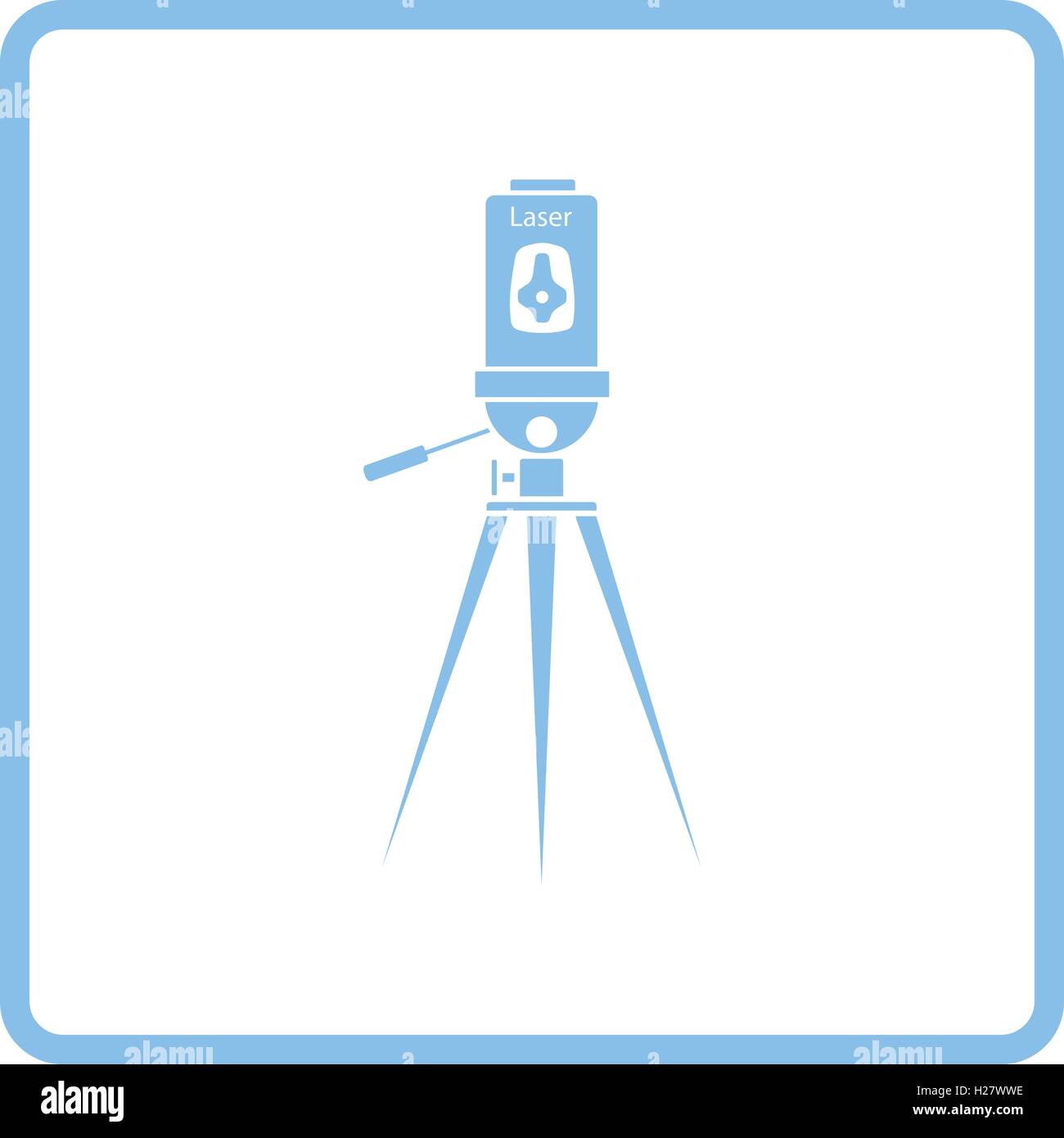 Laser level measurement Stock Vector Images - Alamy